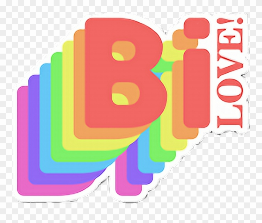 Download Bisexual Sticker - Graphic Design Clipart (#3867963) - PinClipart