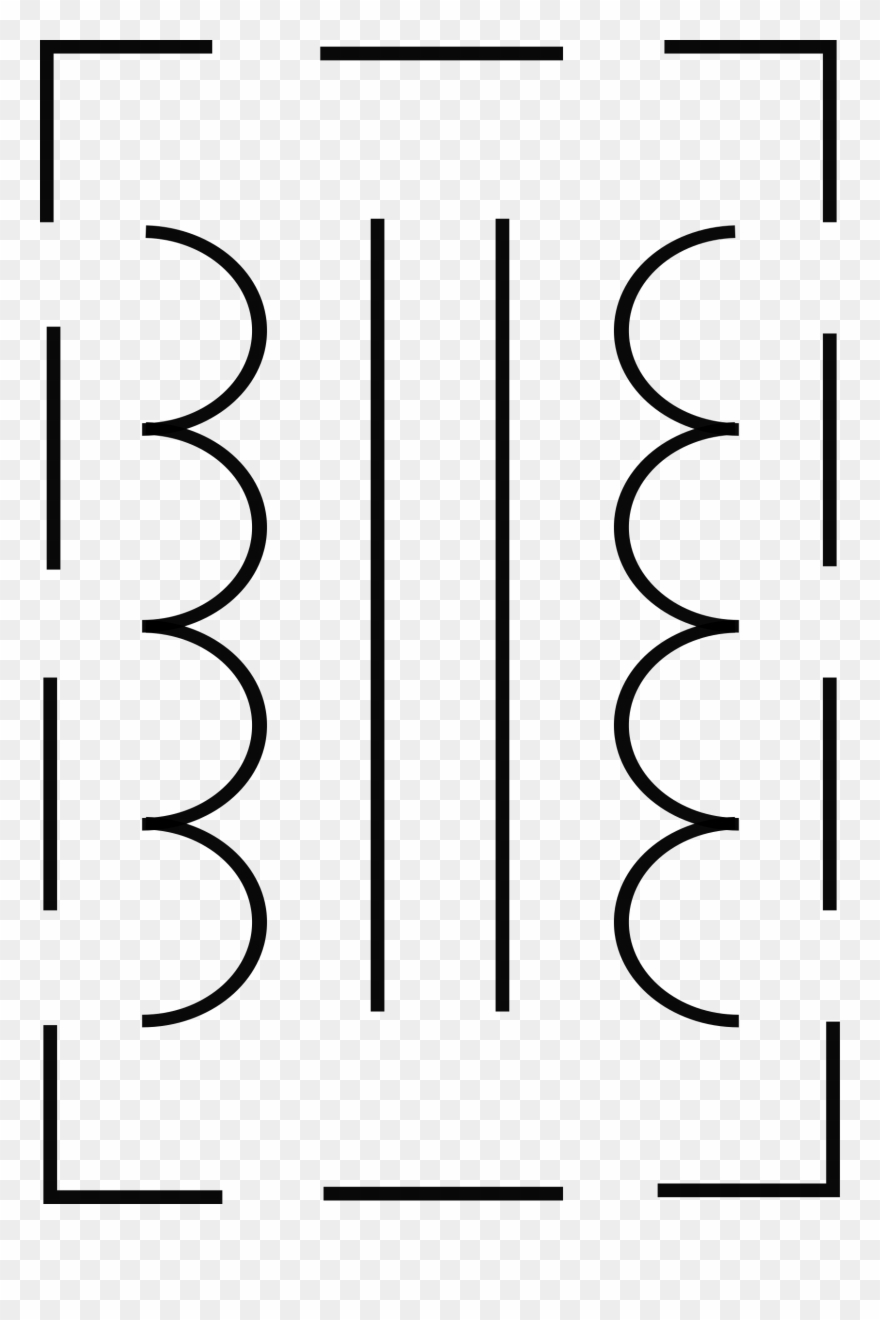 Download Clipart Rsa Iec Transformer Symbol - Iec Transformer Symbol ...