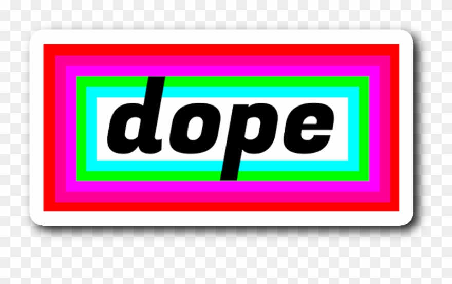 Dope Sticker - Graphic Design Clipart (#3874473) - PinClipart