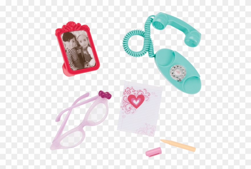 Chit Chat Set Retro Telephone For 18-inch Dolls - Our Generation Chit ...