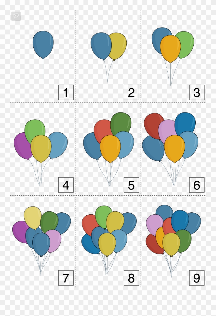 Tässä Esimerkiksi Muutama Tehtäväajatus - Ilmapallo Piirretty Clipart ...