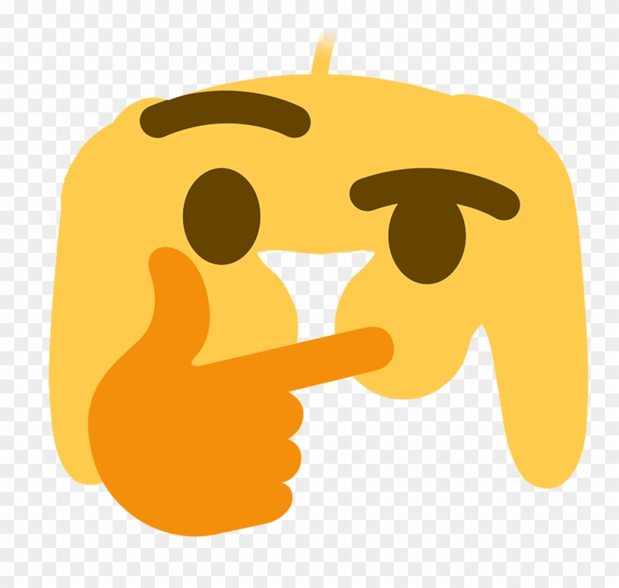 Gccthonk - Thinking Emote Clipart (#3919537) - PinClipart