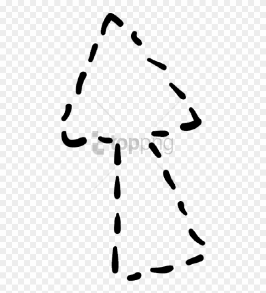 Download Free Png Broken Line Arrow Png Image With Transparent ...