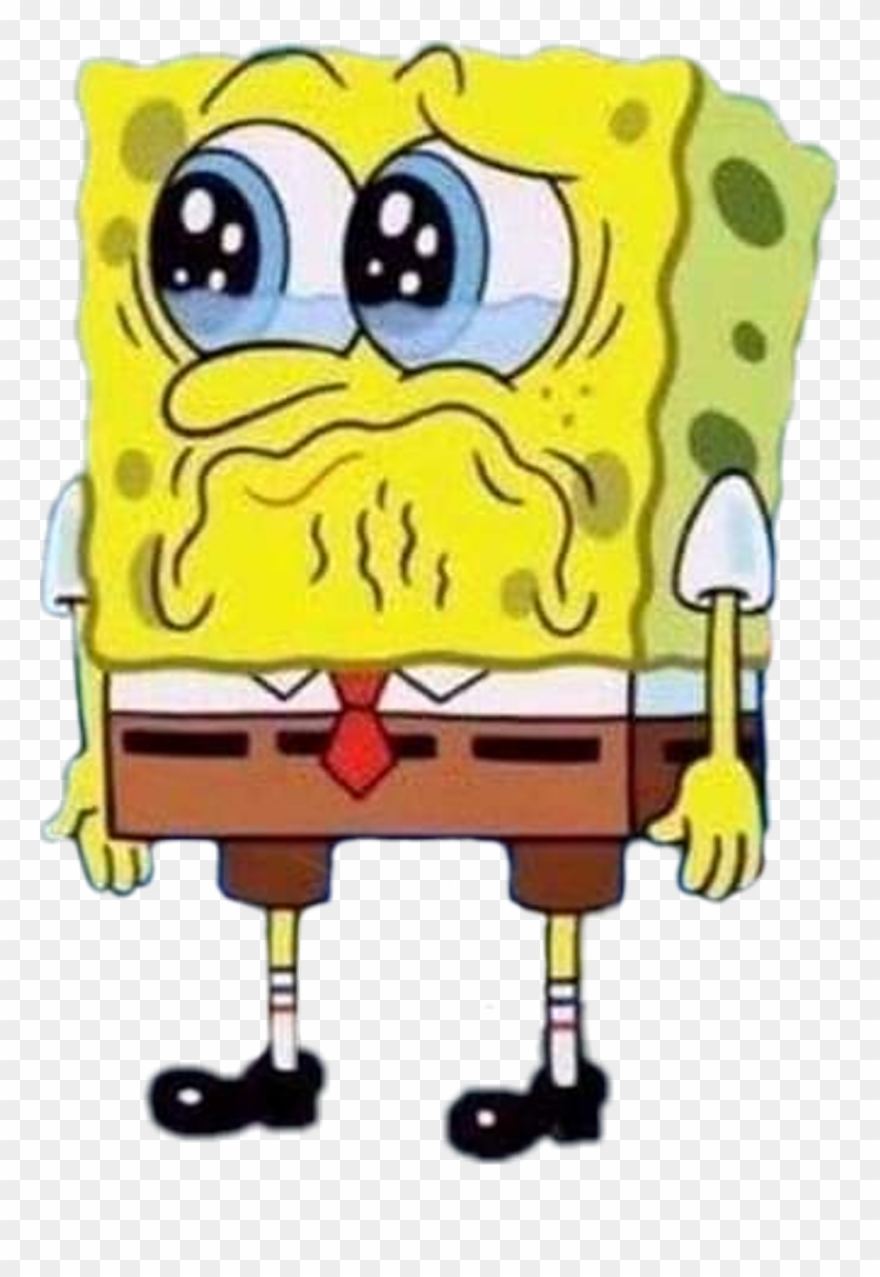 #sticker #yellow #sponge #bob #spongebob #cry #cute - Princess Mood ...
