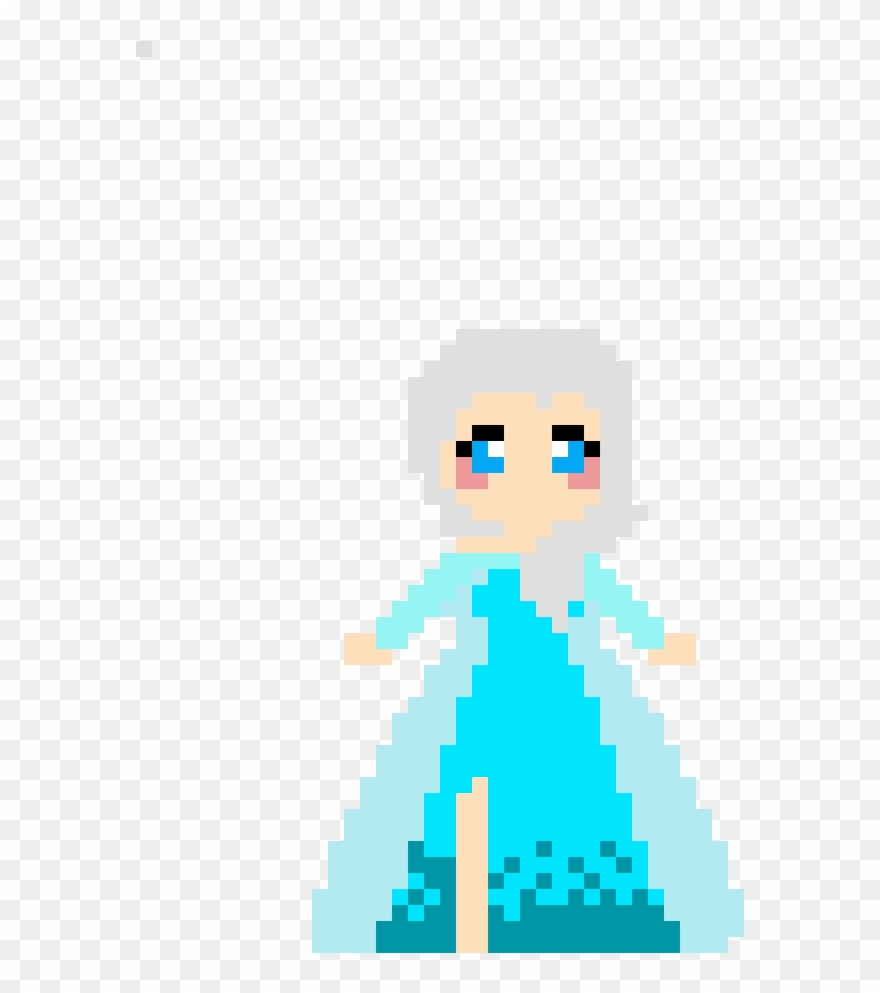 Download Elsa - Pixel Art Elsa Clipart (#3940627) - PinClipart