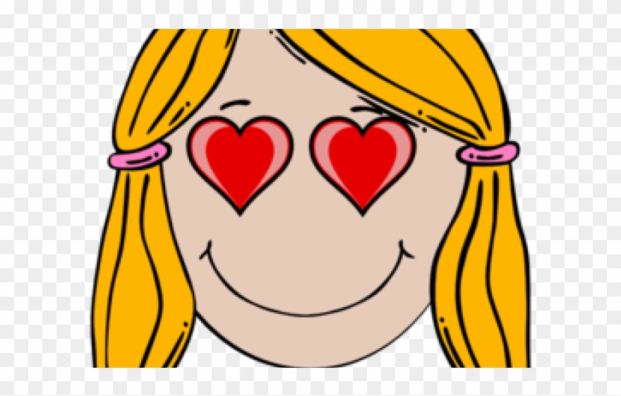 Love Clipart Face - Cartoon Girl Face - Png Download (#3956665 ...