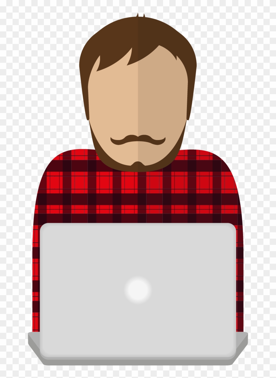 Download Person At Computer Clipart (#3961132) - PinClipart