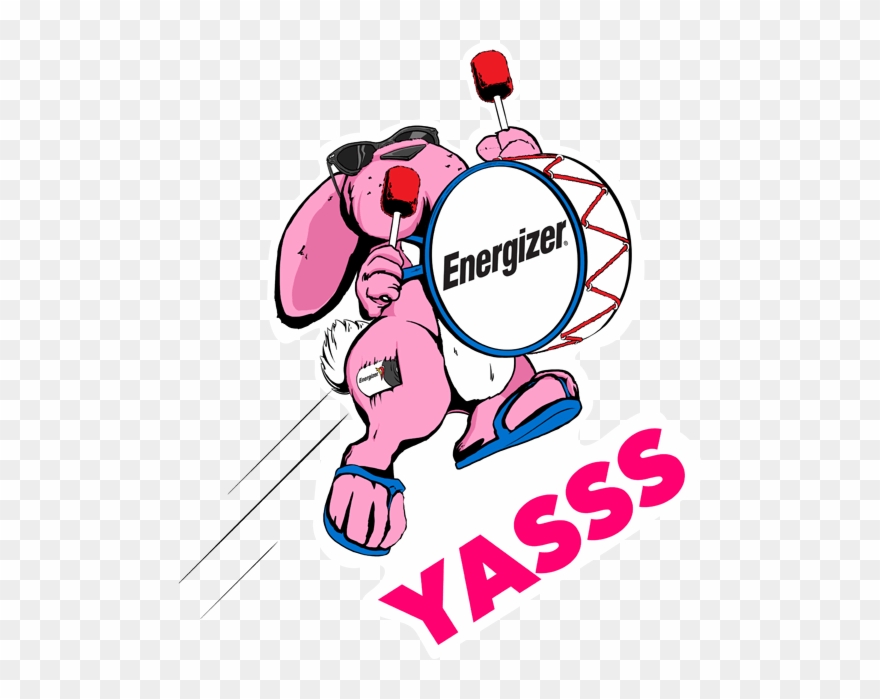 Energizer Bunny Stickers Messages Sticker-4 - Cartoon Energizer Bunny ...