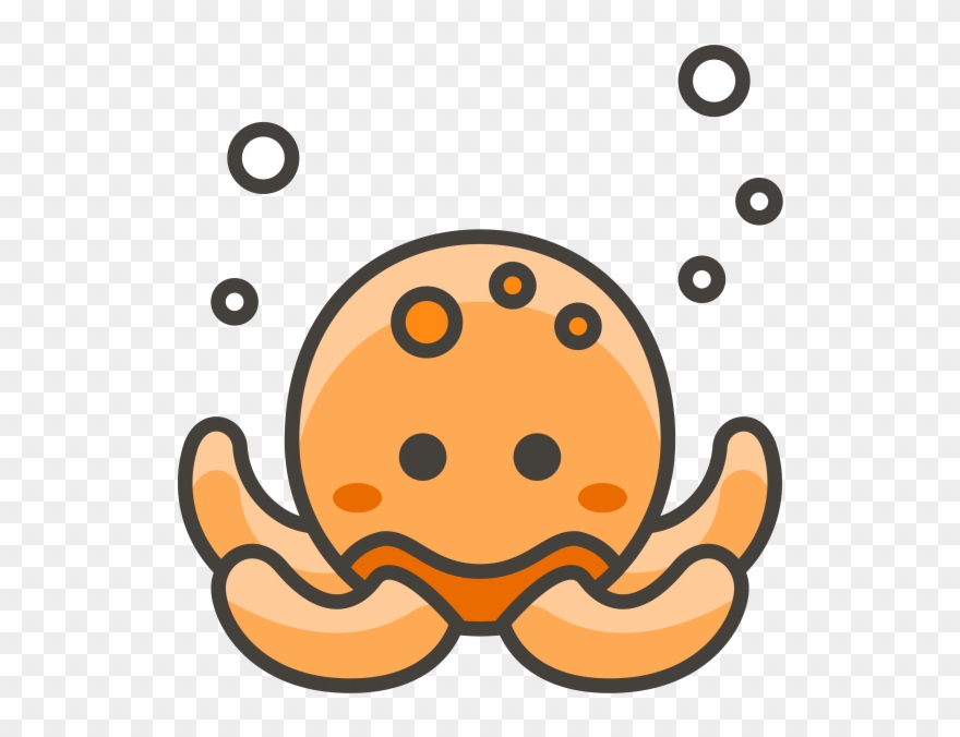 Octopus Emoji Icon - Icono Pulpo Png Clipart (#3980443) - PinClipart