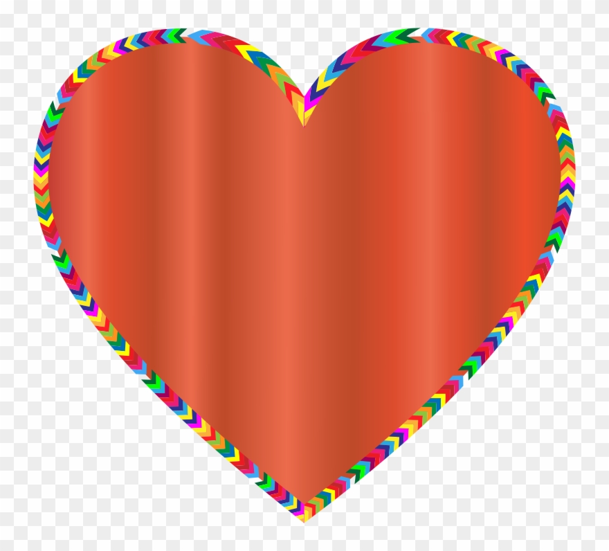 Download Medium Image - Multi Colored Heart Clip Art - Png Download ...