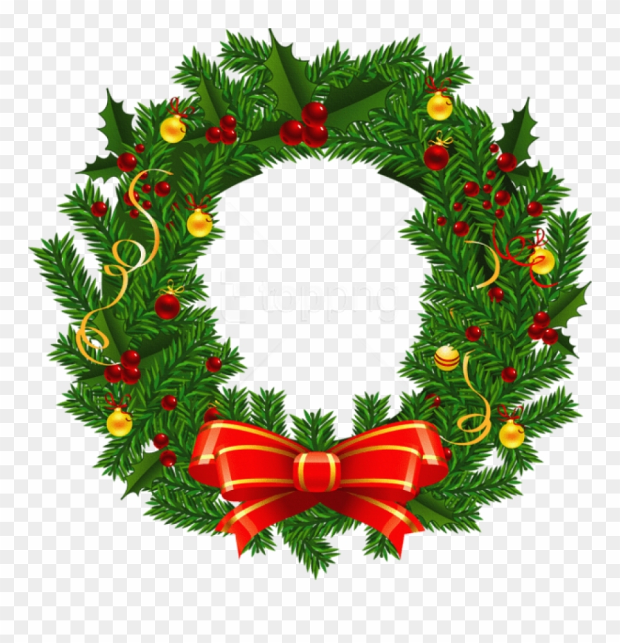 Free Png Large Transparent Christmas Wreath Png - Christmas Wreath Png ...