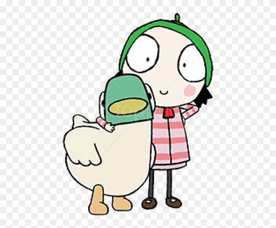 Free Png Download Sarah Holding Duck Clipart Png Photo - Sara Y Pato ...
