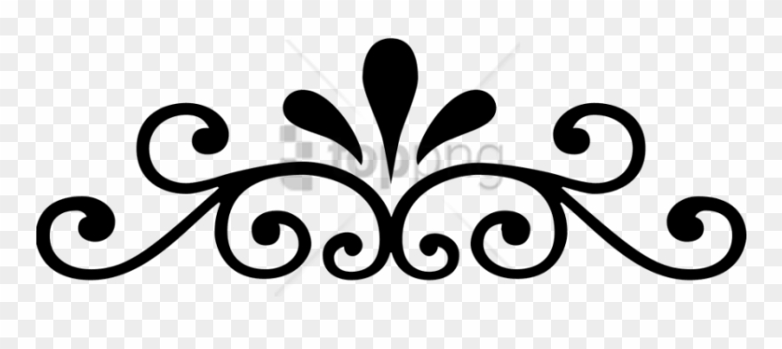 Free Png Download Scroll Line Png Png Images Background - Ornement ...