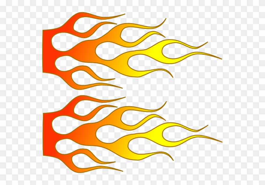 Racing Flames Clip Art - Png Download (#40391) - PinClipart