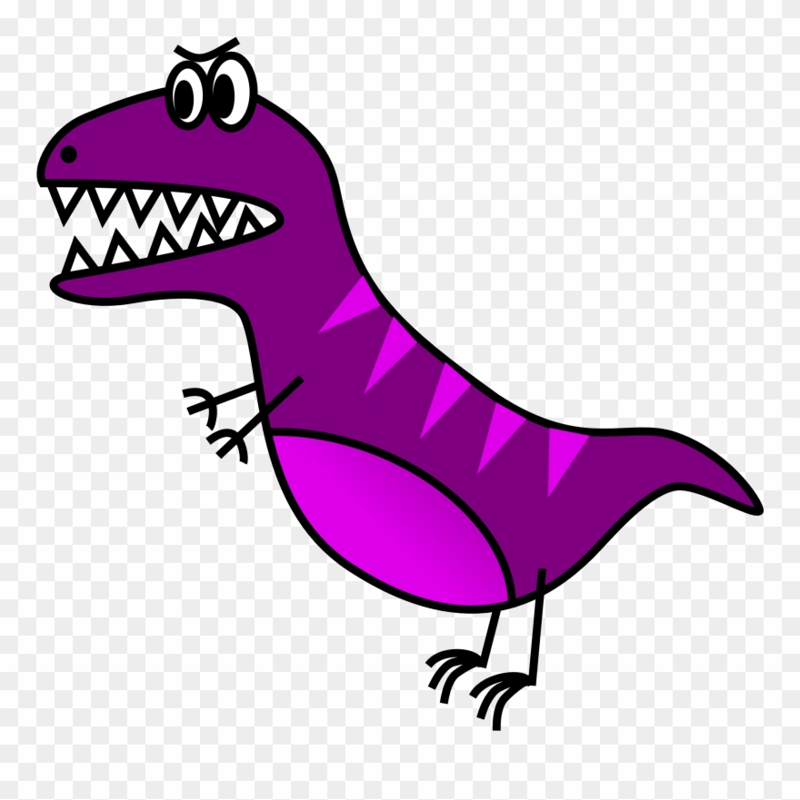 Chomp Cliparts - Simple T Rex - Png Download (#48097) - PinClipart