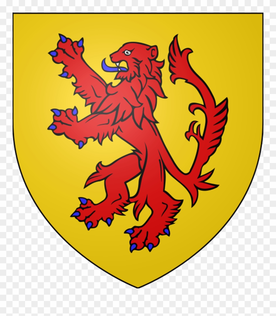 Counts Of Holland Arms - Richard The Lion Heart Symbol Clipart (#406287 ...