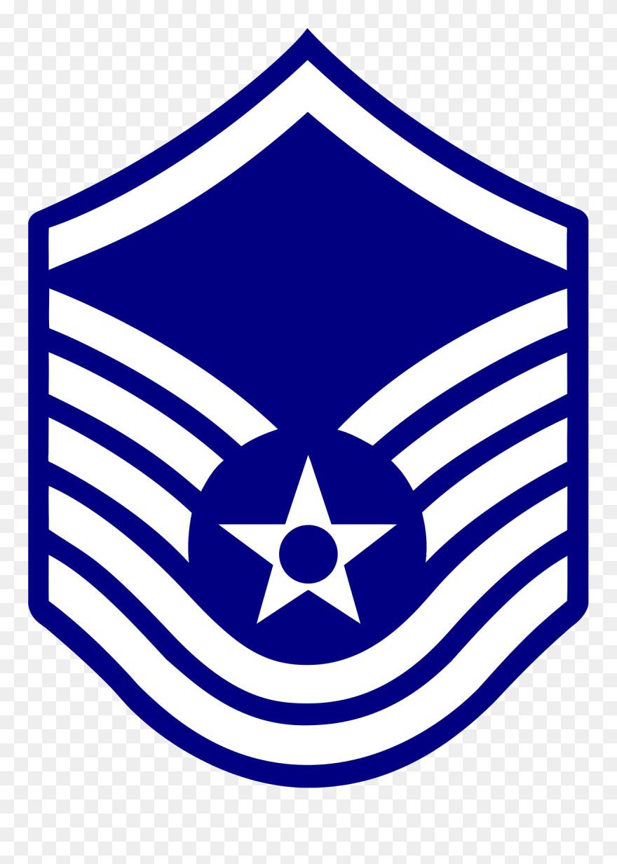 Master Sergeant Insignia - Air Force E7 Stripes Clipart (#407689 ...