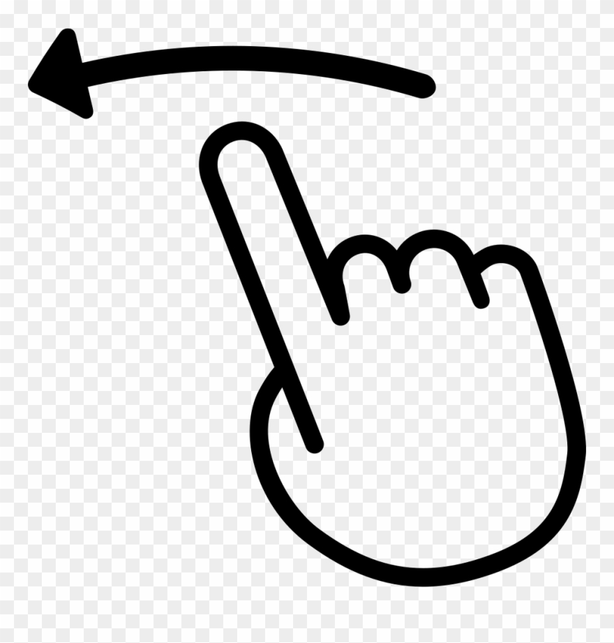 Png File Svg - Two Finger Swipe Left Clipart (#4001841) - PinClipart