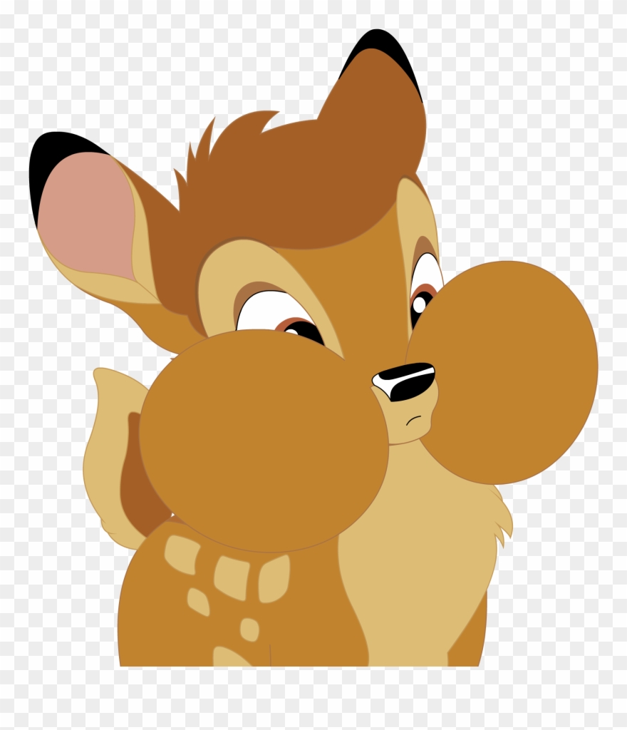 Bambi Transparent Squirrel - Bambi Puffy Cheeks Clipart (#4006984 ...