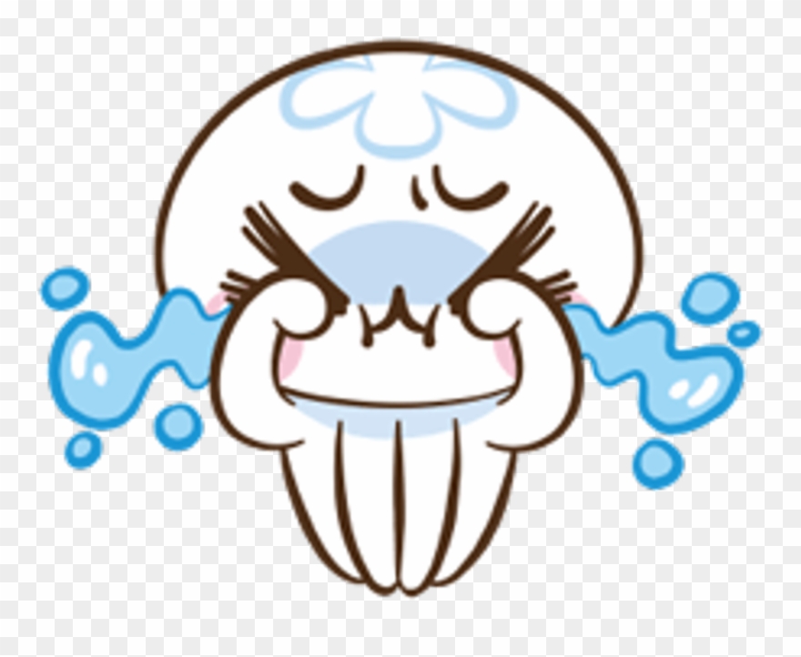 #jellyfish #crying Clipart (#4007891) - PinClipart