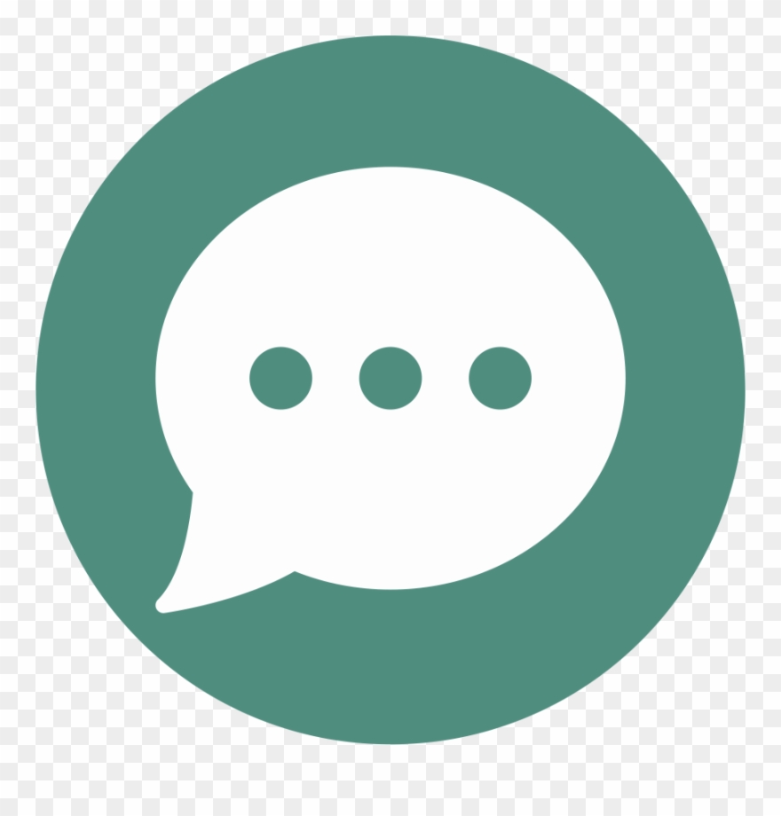 Send Message Via Your Messenger App - Circle Clipart (#4015469 ...