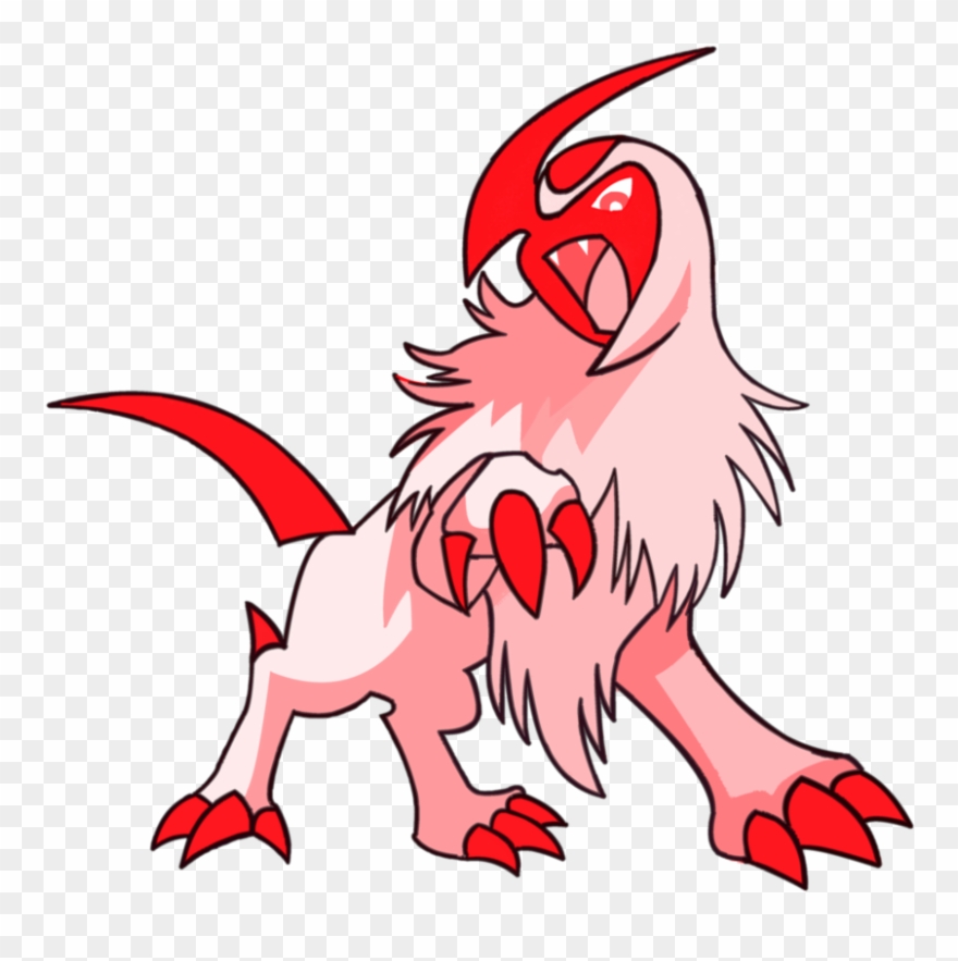 Absol Transparent Shiny Clipart Royalty Free Stock - Shiny Absol Png ...