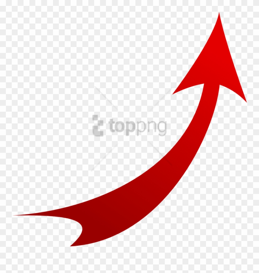 Download Free Png Curve Red Arrow Png Image With Transparent ...