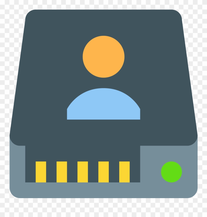 Download Individual Server Icon In Flat Style - Usb Flash Drive Clipart ...