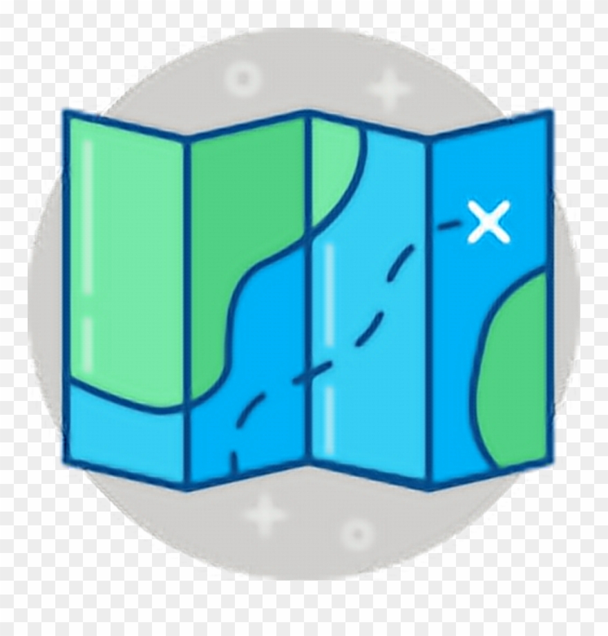 Map Sticker - Vector Graphics Clipart (#4055726) - PinClipart