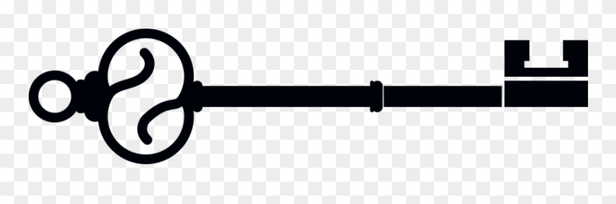 Antique Keys Silhouette - Circle Clipart (#4060230) - PinClipart