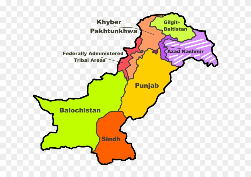 Download Pakistan Map Png Image - Map Of Pakistan 2019 Clipart ...