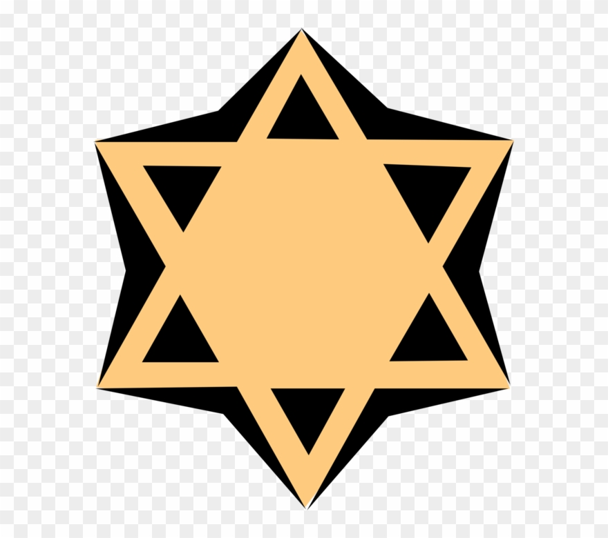 Vector Illustration Of Star Of David Shield Of David Clipart (#4063278 ...