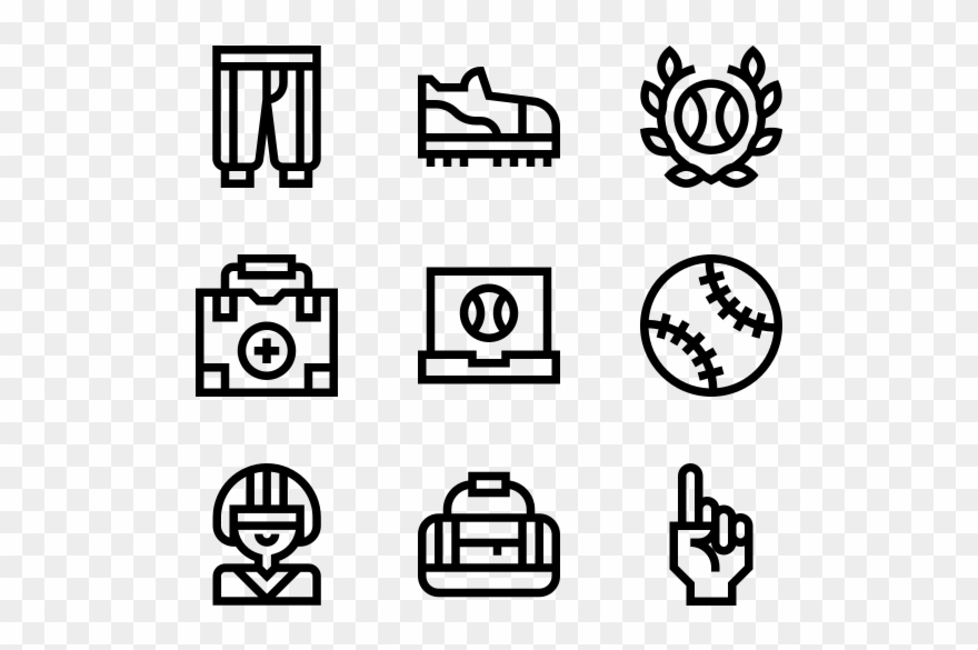 Baseball - Drawing Icon Vector Clipart (#4068504) - PinClipart
