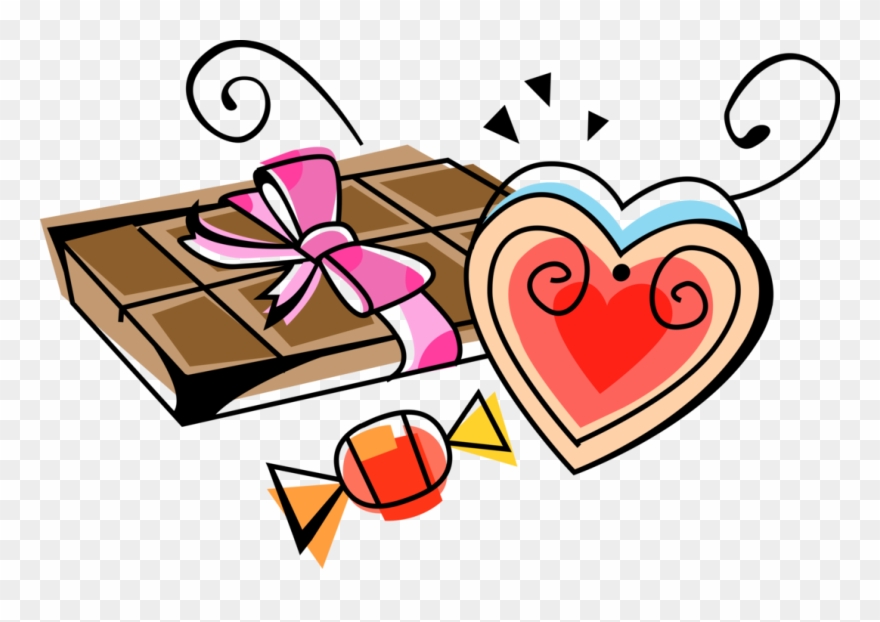 Vector Illustration Of Valentine's Day Sentimental - Cartoon Images Of ...