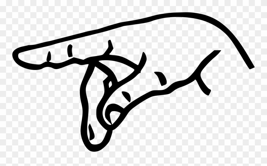 Download Sign Language P - Asl P Clipart (#410083) - PinClipart