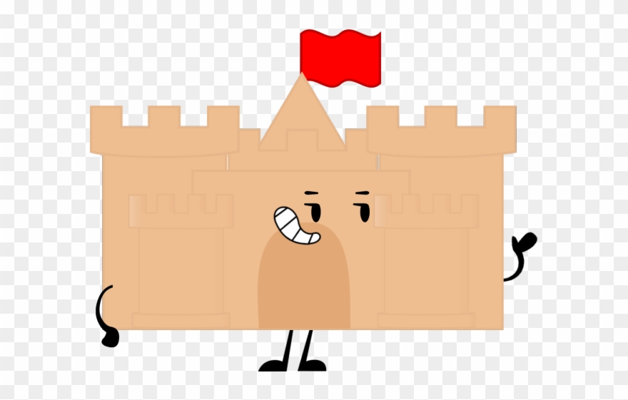 Download Pixel Clipart Sandcastle - Bfdi Castle - Png Download (#412927 ...