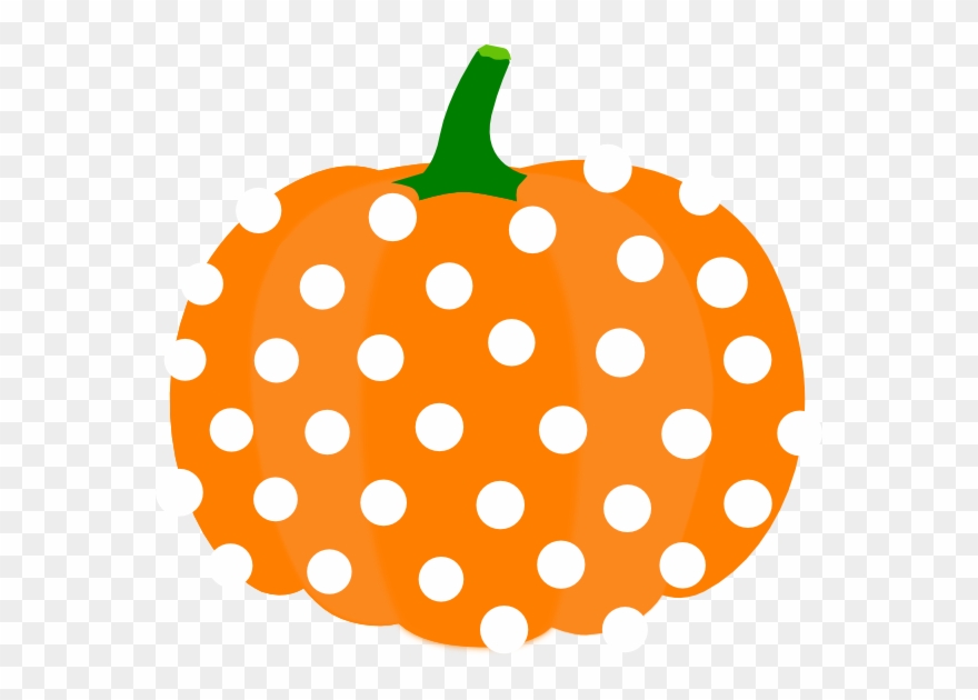 Download Pumpkin Clipart Polka Dot - Polka Dot Pumpkin Clip Art - Png ...
