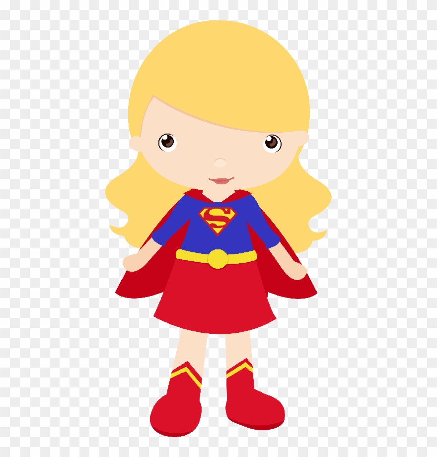 Say Hello - Png Girl Superhero Cartoon Clipart Transparent Png (#418746 ...