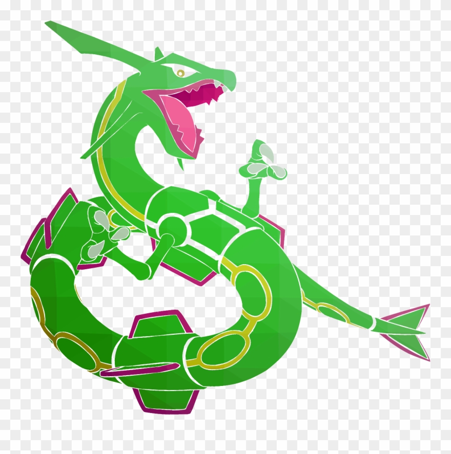 Rayquaza Pokemon - Illustration Clipart (#4102419) - PinClipart
