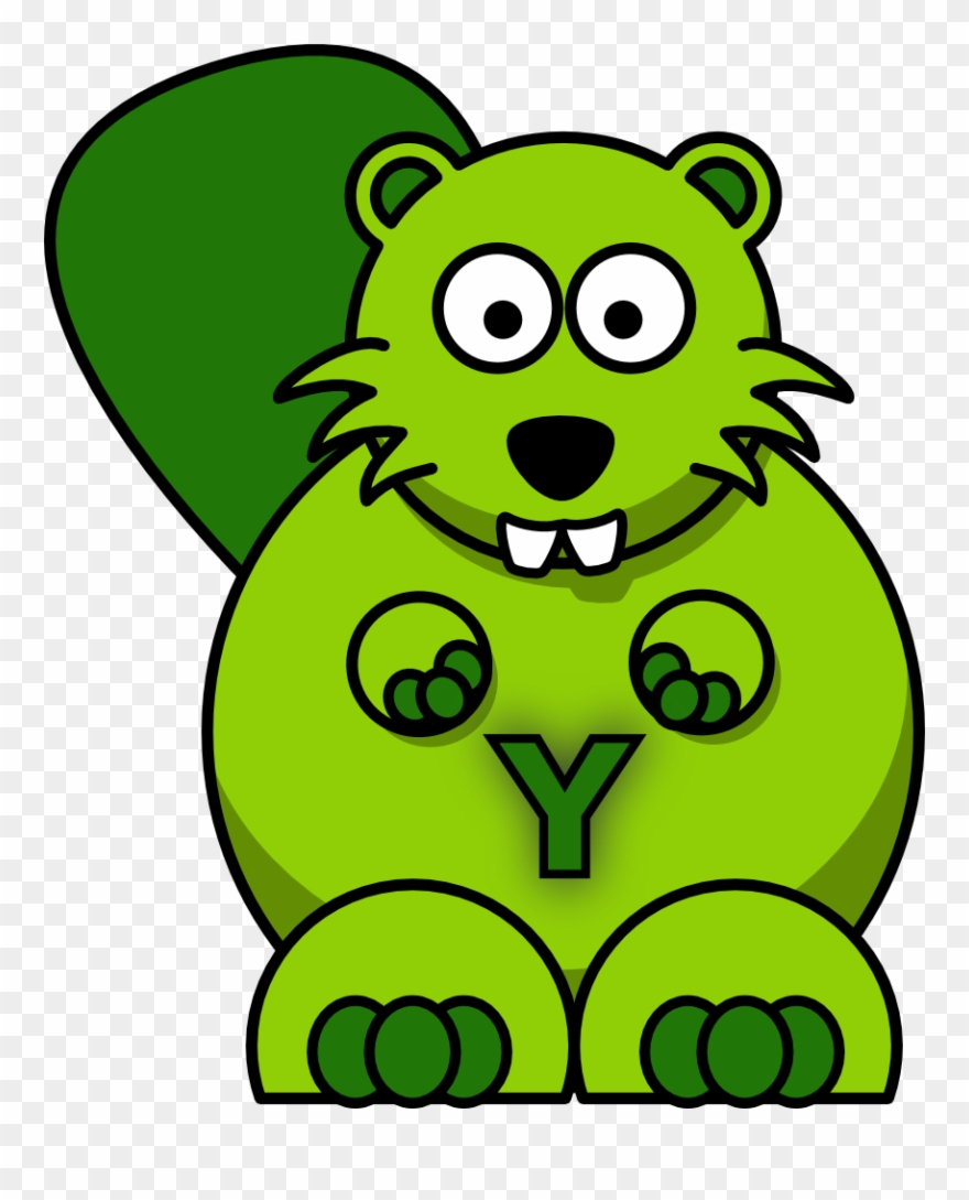 The Eager Beaver - Clipart Cartoon Beaver - Png Download (#4105443 ...