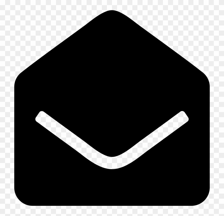 Font Awesome 5 Solid Envelope-open Clipart (#4110348) - PinClipart