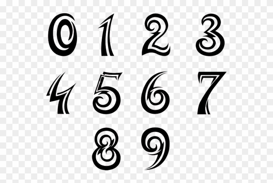 Numbers Font Tattoo Design Number Fonts Clipart 4117704 PinClipart Numbers Font Tattoo Design Number Fonts Clipart 4117704 PinClipart