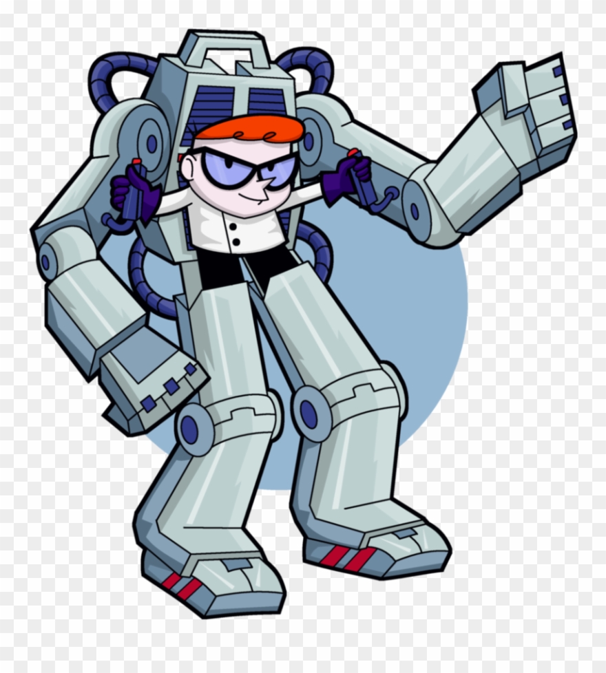 Cartoon Network Clipart Dexter - Dexter En Un Robot - Png Download ...