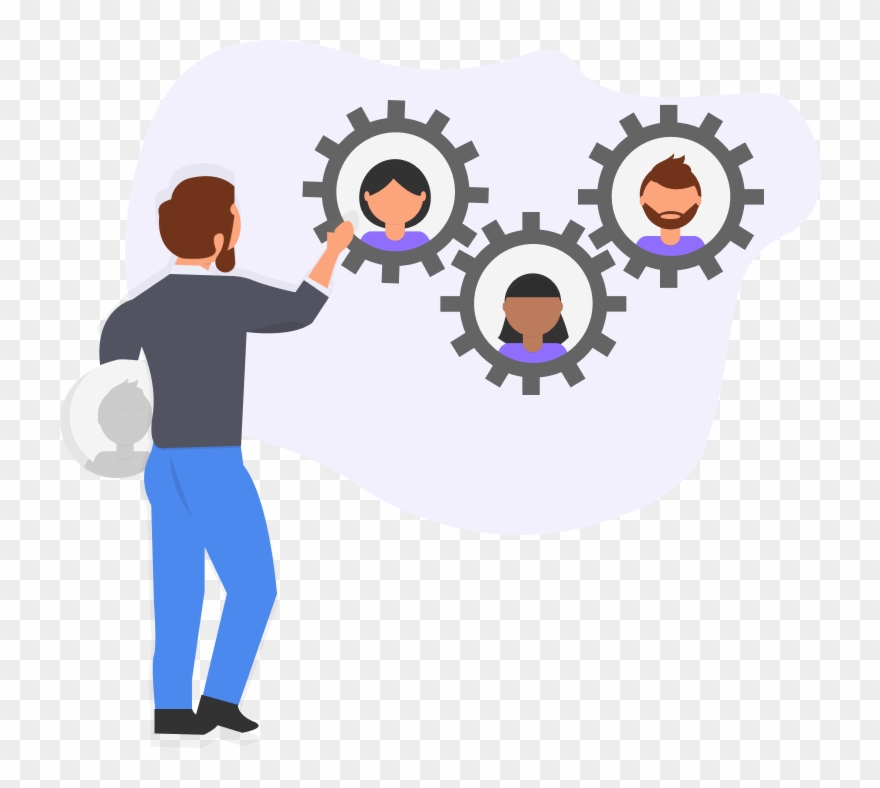 Easily Build And Maintain Relationships With Everyone - Vector Graphics ...