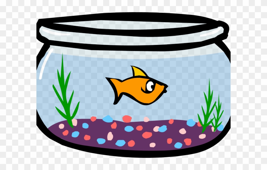 Download Fish Bowl Clipart Pet Fish - Animated Fish In A Bowl - Png ...
