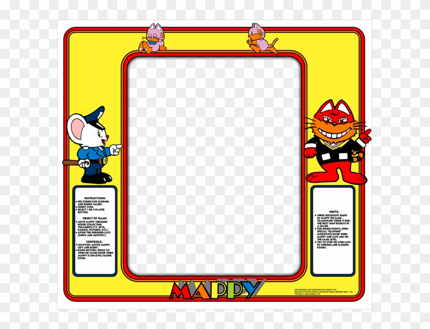 Download Mappy - Mappy Arcade Side Art Clipart (#4142196) - PinClipart