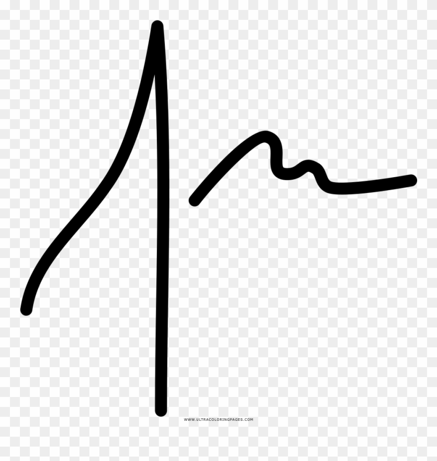 Autograph Coloring Page Clipart (#4146509) - PinClipart