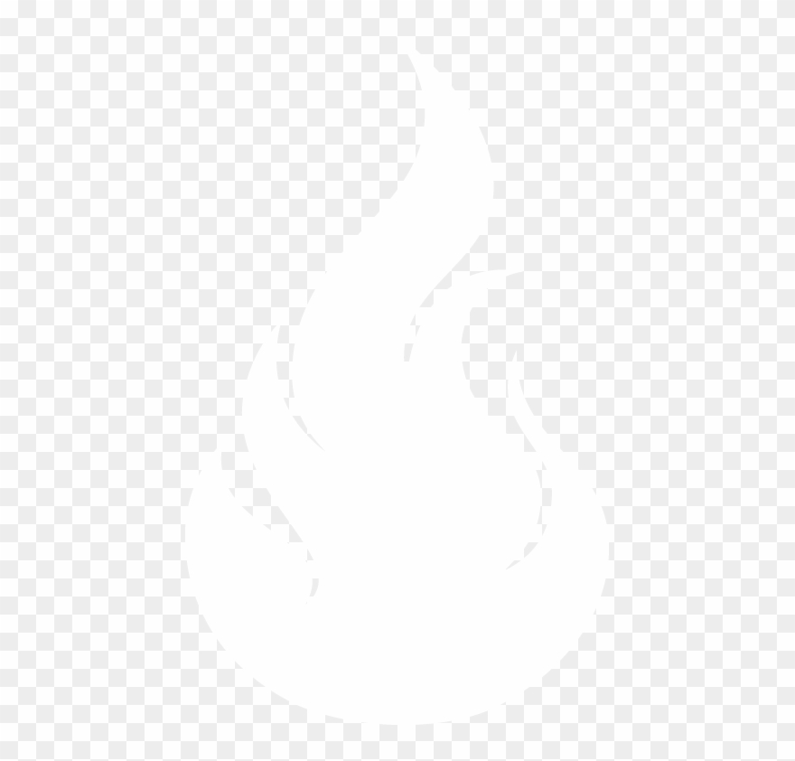 Lfi Flame White Clipart (#4146873) - PinClipart