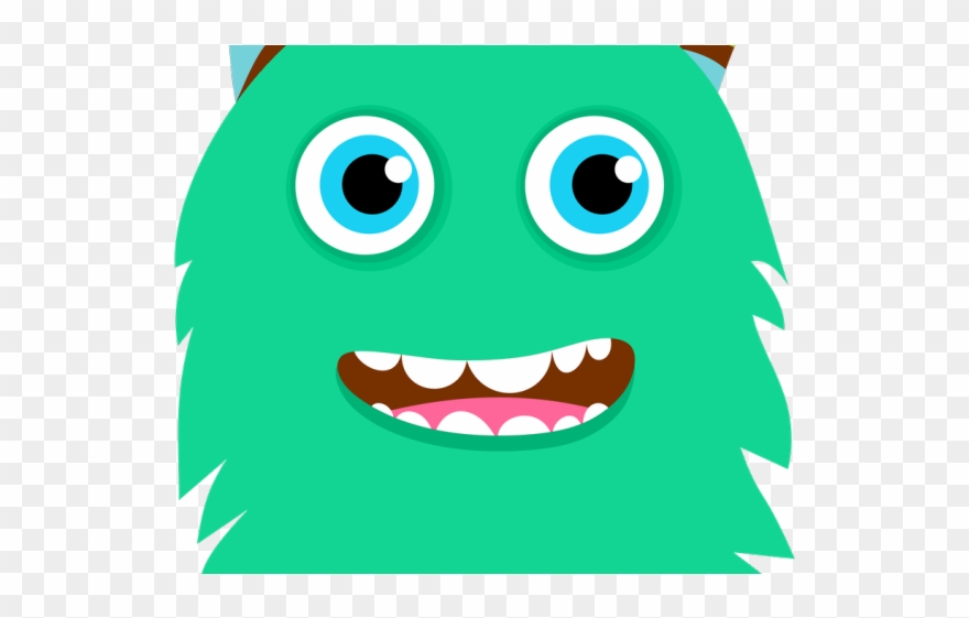 Beast Clipart Tooth - Cute Little Monster Clipart - Png Download ...