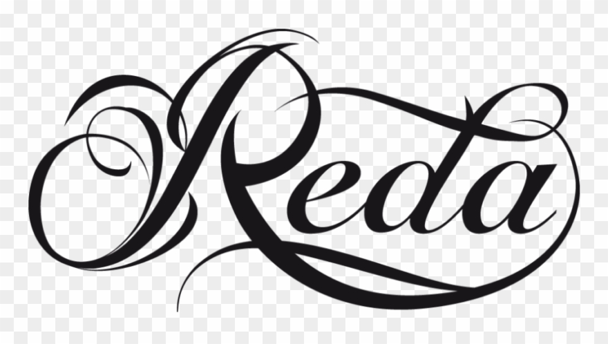 Blessed Garden Reda Logo Noir - Calligraphy Clipart (#4153199) - PinClipart